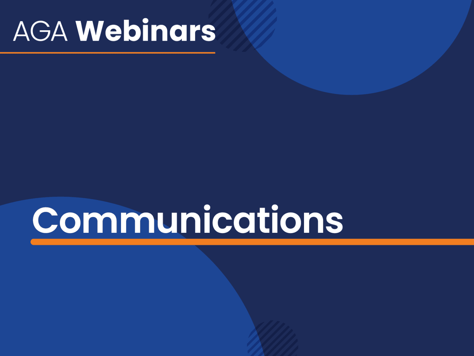 Events & Training - AGA